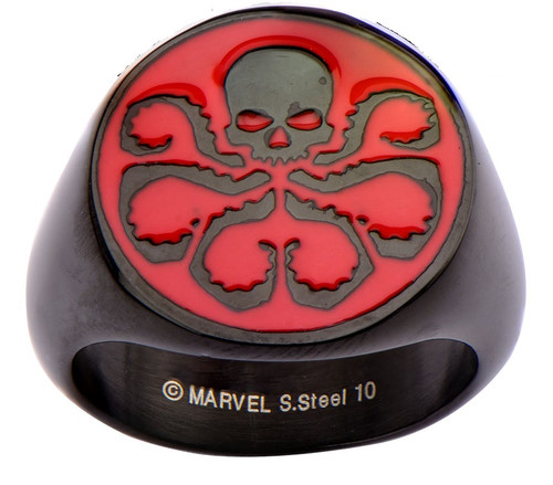 Hydra Red Logo Black Ring