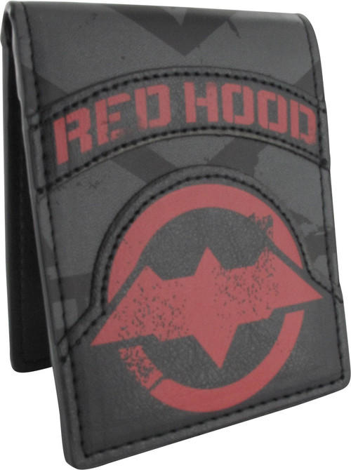Red Hood Arkham Knight Name Logo Bifold Wallet