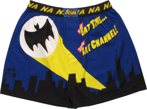 Batman Same Bat Time Glow in the Dark Boxers