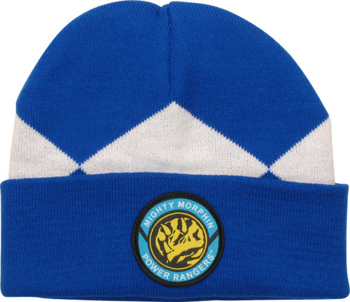 Power Rangers Blue Ranger Patch Cuff Beanie
