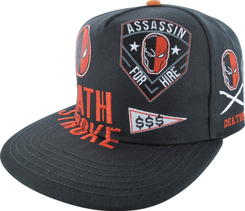 Deathstroke Patch Work Snapback Hat