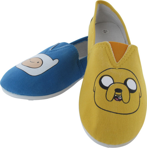 Adventure Time Jake and Finn Slip On Shoe Slippers