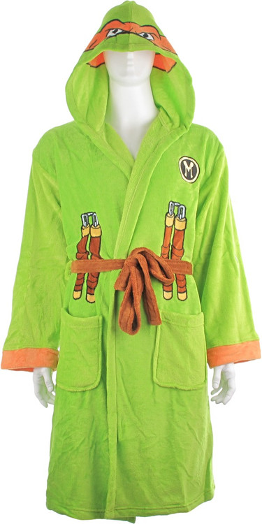 Ninja Turtles Michelangelo Hooded Fleece Robe