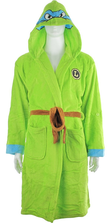 Ninja Turtles Leonardo Hooded Fleece Robe