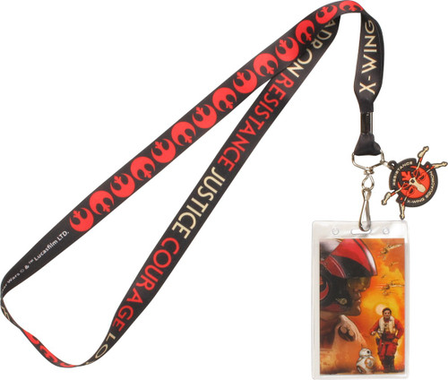 Star Wars Rebel X-Wing Squadron Resistance Lanyard