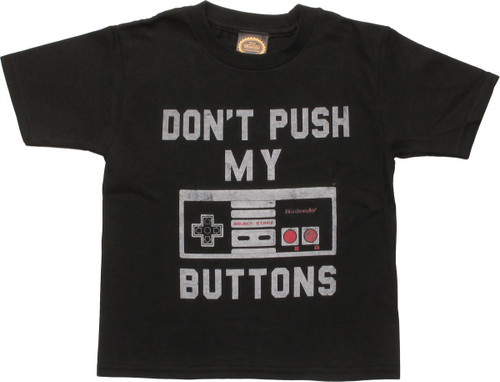 Nintendo Don't Push My Buttons Toddler T-Shirt
