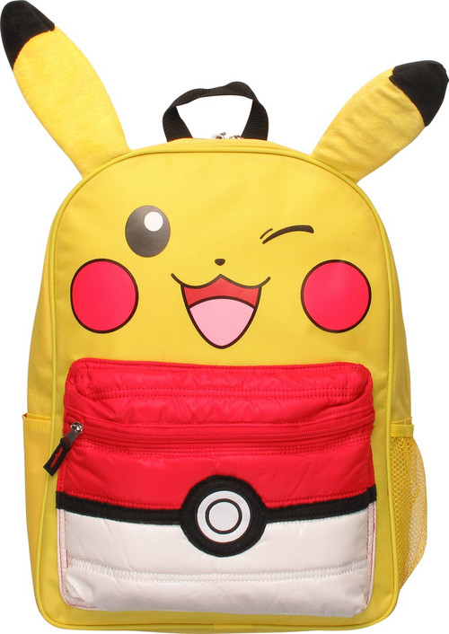 Pokemon Pikachu Wink Long Ears Backpack