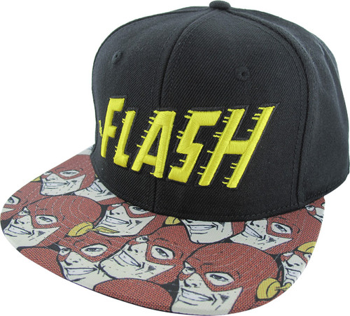 Flash Comic Sublimated Snapback Hat