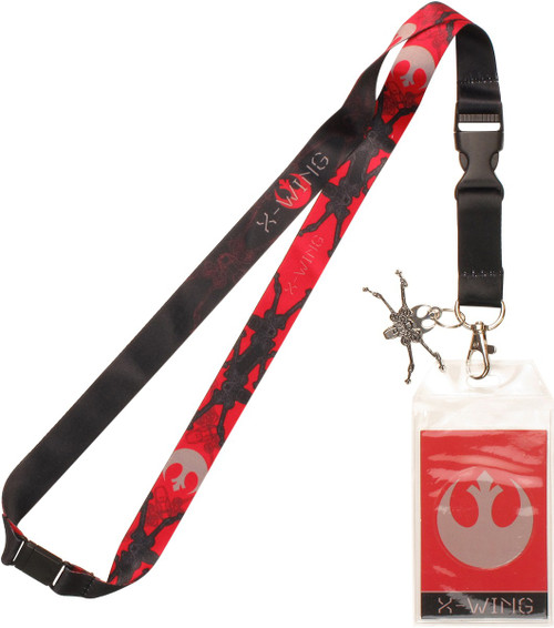Star Wars X-Wing Metal Charm Lanyard