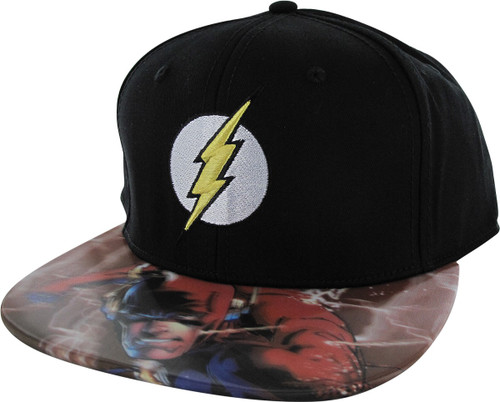 Flash Logo Lenticular Bill Snapback Hat