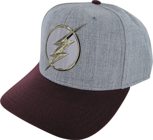 Flash TV Logo Chrome Weld Snapback Hat