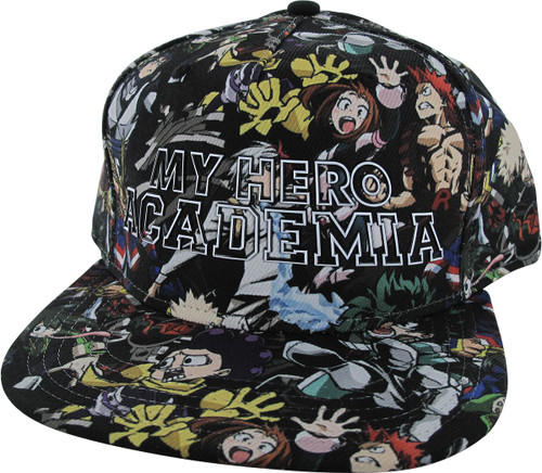 My Hero Academia Group Sublimated Snapback Hat