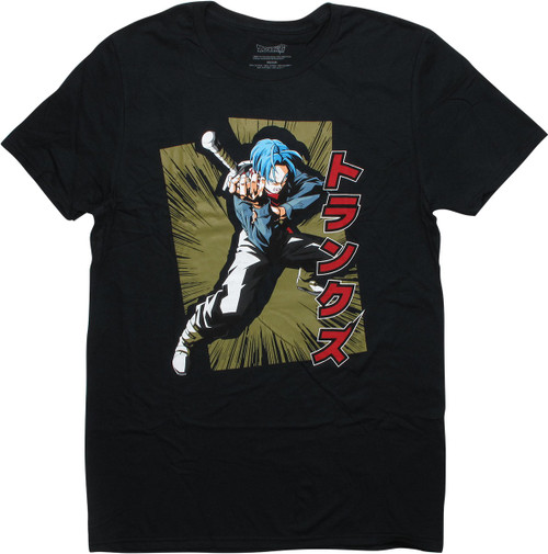 Dragon Ball Z Super Trunks Black T-Shirt
