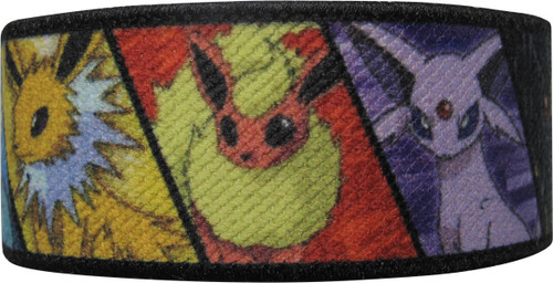 Pokemon Eevee Evolution Blocks Elastic Wristband