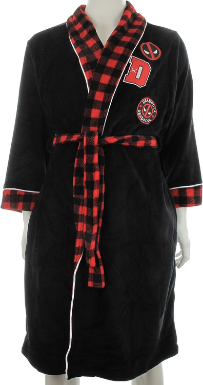 Deadpool Patch Fleece Robe