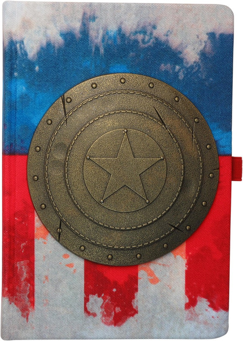 Captain America Logo Premium A5 Journal Notebook
