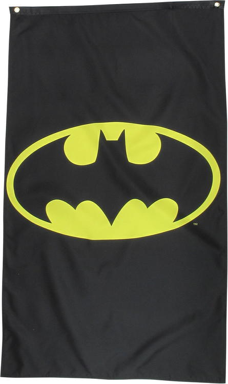 Batman Classic Logo Banner Flag