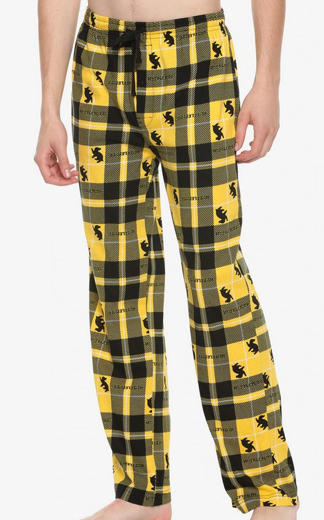 Harry Potter Hufflepuff Plaid Lounge Pants