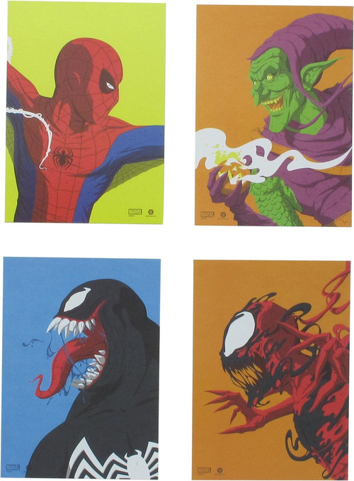 Spiderman Face Off Art Print Set