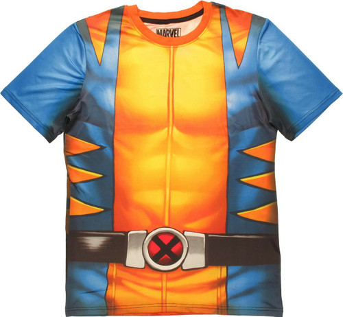 X-Men Wolverine Sublimated Costume T-Shirt