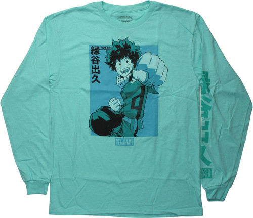My Hero Academia Deku Card Ls T-Shirt