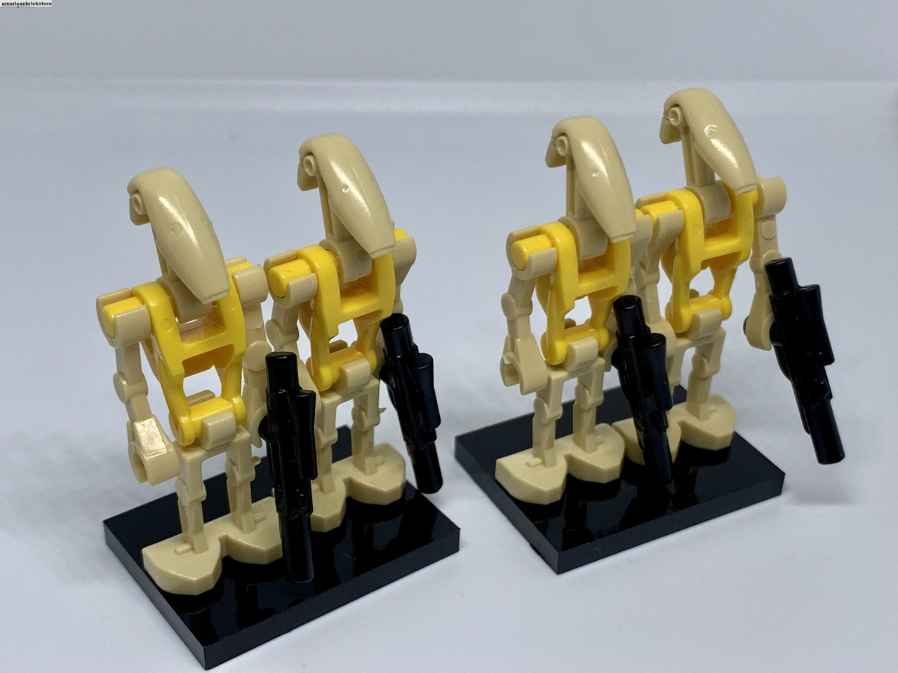 Yellow Commander Battle Droid Minifigures Star Wars B1 Battle Droids ...
