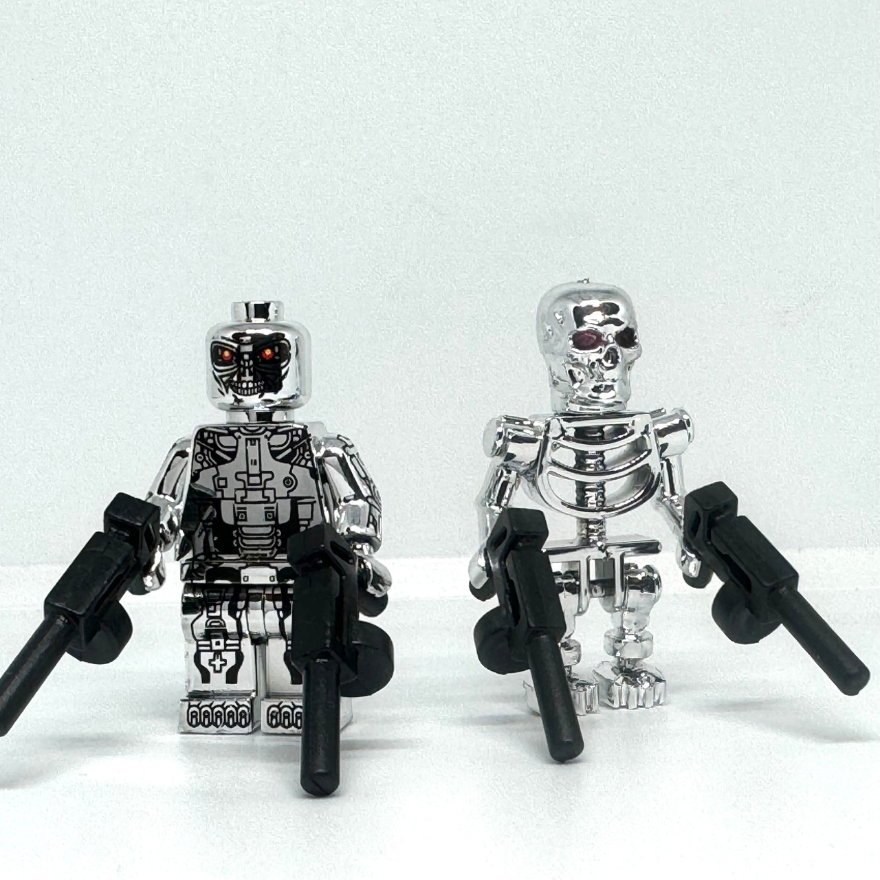 Terminator T800 Minifigures - Chromed