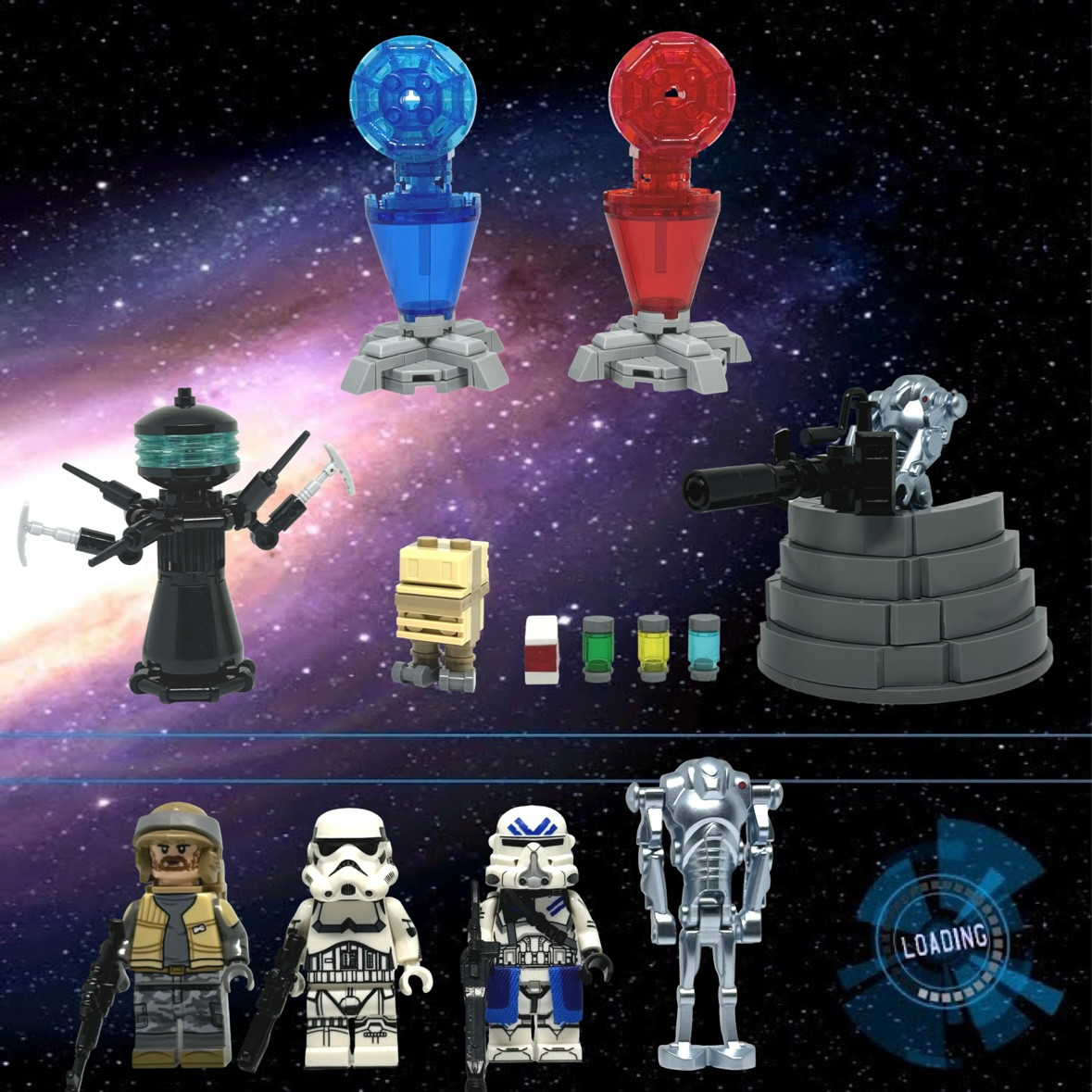 Star Wars Battlefront Building Set - Clone Trooper, Stormtrooper, Rebel ...