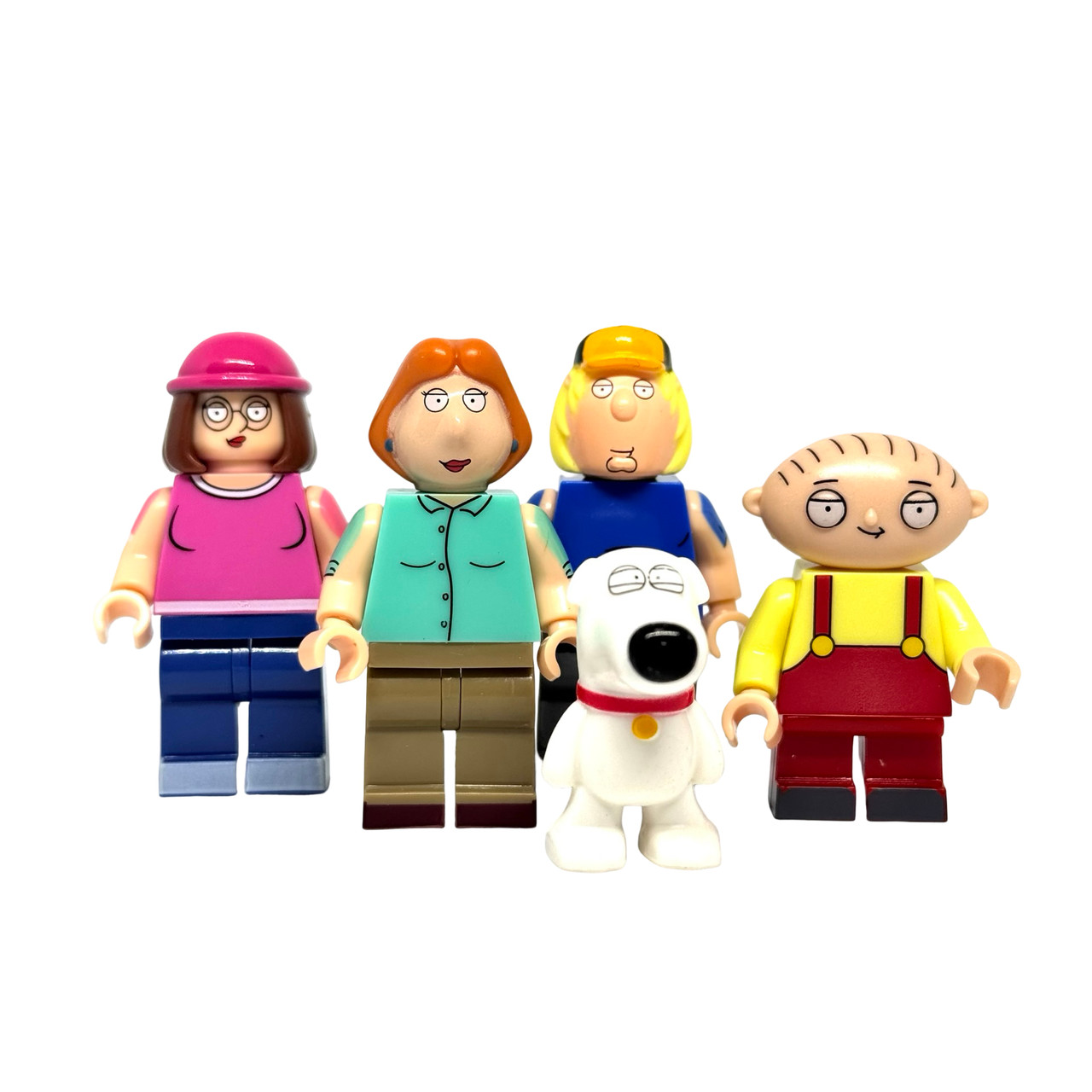 Family Guy Minifigure Set Peter Griffin Stewie Brian Meg Lois