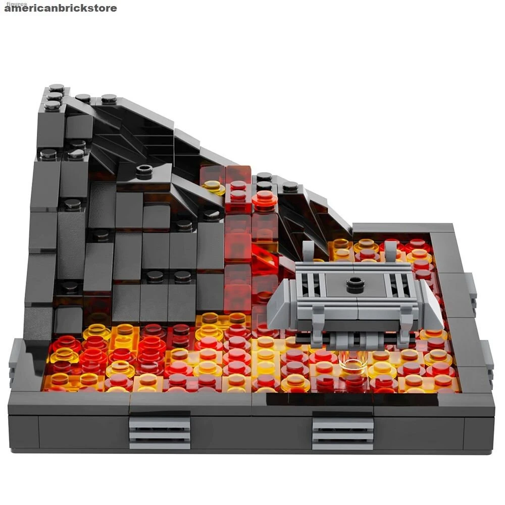 Duel on Mustafar Star Wars Building Set with Anakin Skywalker and ...