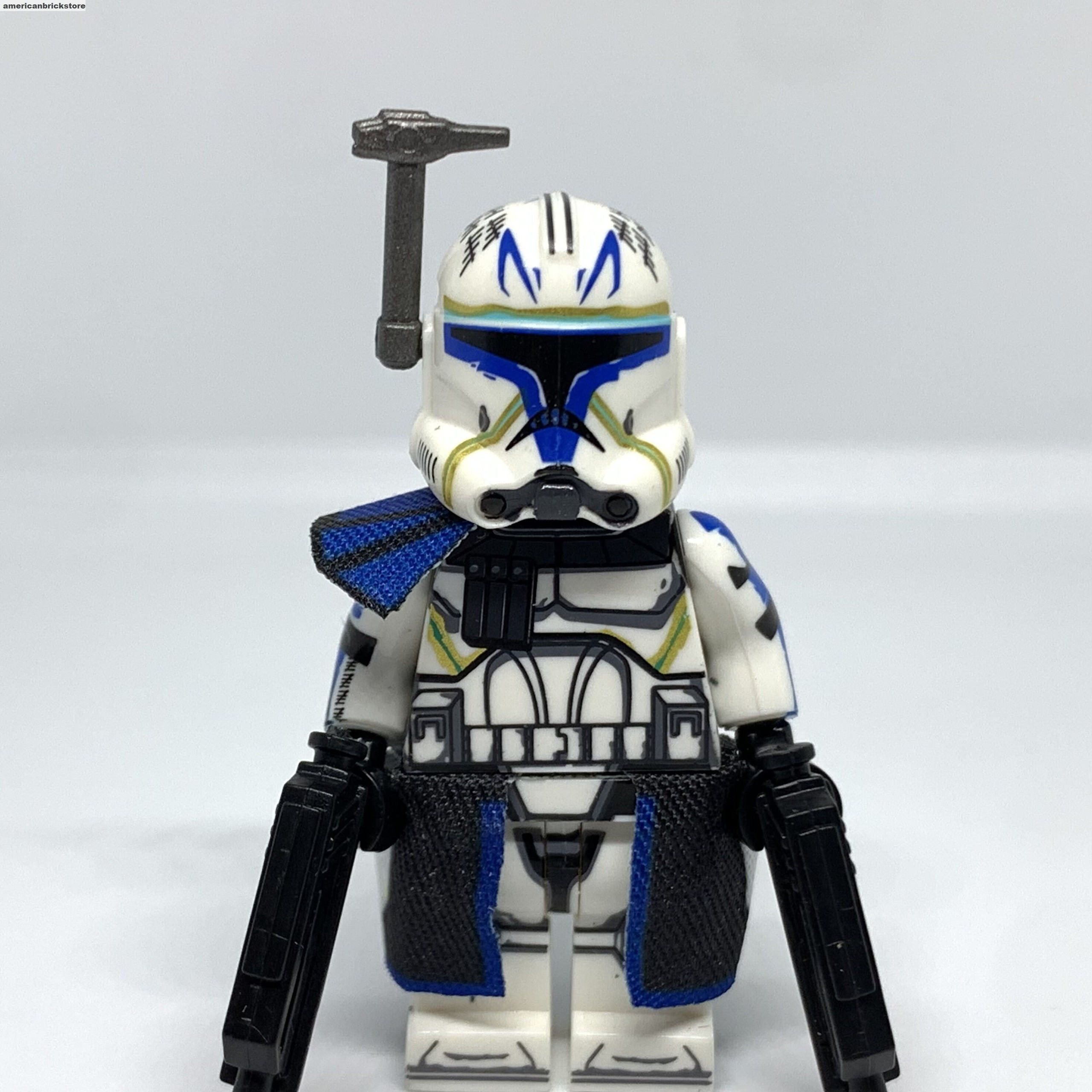 Captain Rex Minifigure Star Wars Clone Trooper 501st - AmericanBrickStore