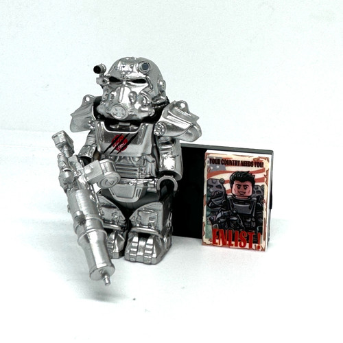 Fallout Power Armor Minifigure Set | Brotherhood of Steel, Gunners ...
