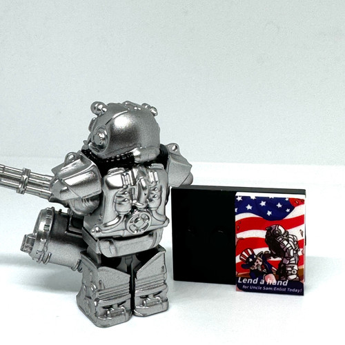 Fallout Power Armor Minifigure Set | Brotherhood of Steel, Gunners ...