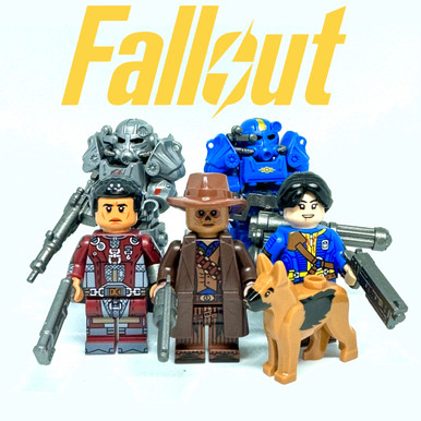 Fallout Minifigures Vaut-Tec Power Armor Brotherhood of Steel Maximus ...