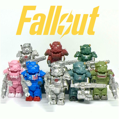 Fallout Power Armor Minifigure Set | Brotherhood of Steel, Gunners ...