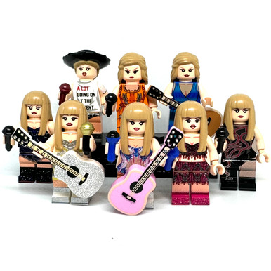 Taylor Swift Minifigure Set of 8