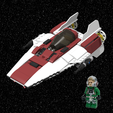 Rebel A-Wing Starfighter Building Set