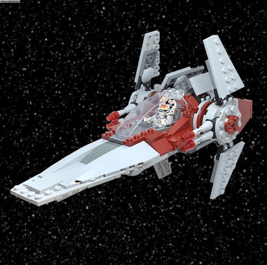 Republic V-Wing Clone Starfighter Star Wars Building Set with Clone ...