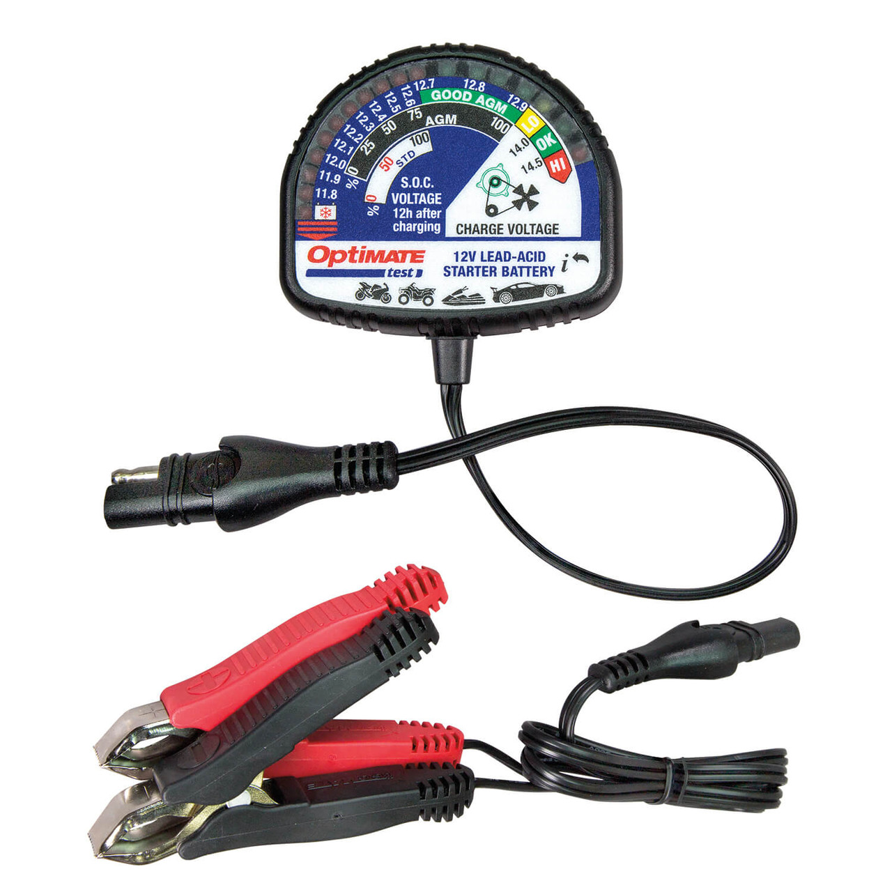 TS130 Optimate TEST - State of charge 12V