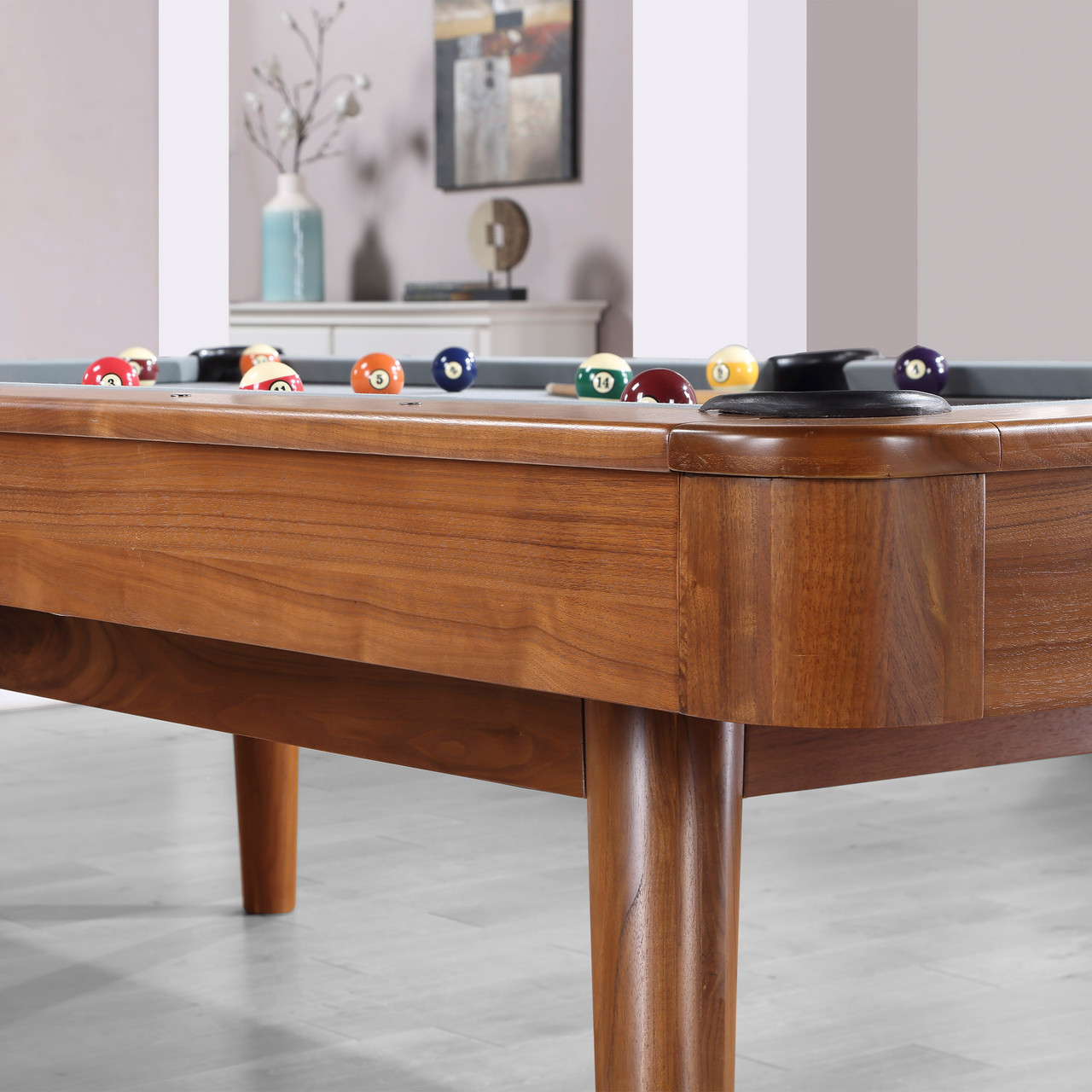 HB Home Elton 8' Pool Table, Walnut