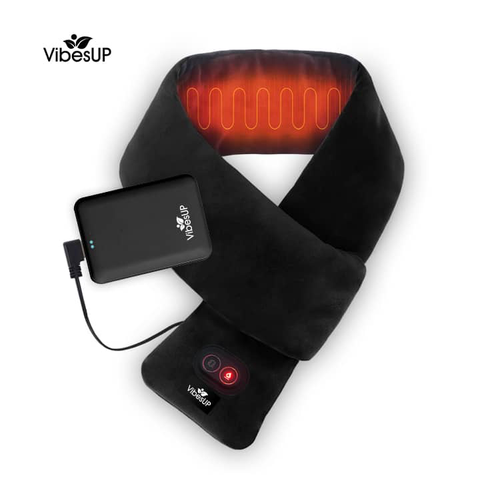 Heat and Vibe Massage Crystal Therapy Scarf - VibesUP