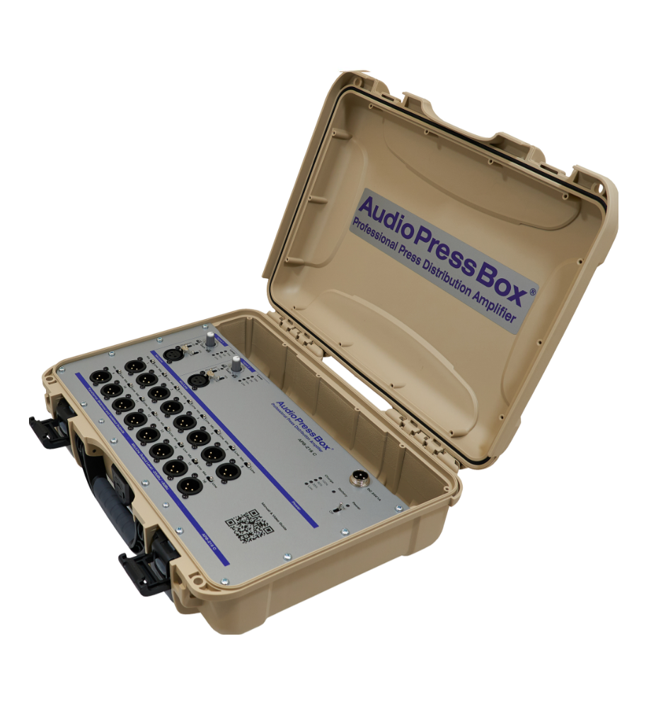 AudioPressBox APB-216 C, Portable Active Pressbox