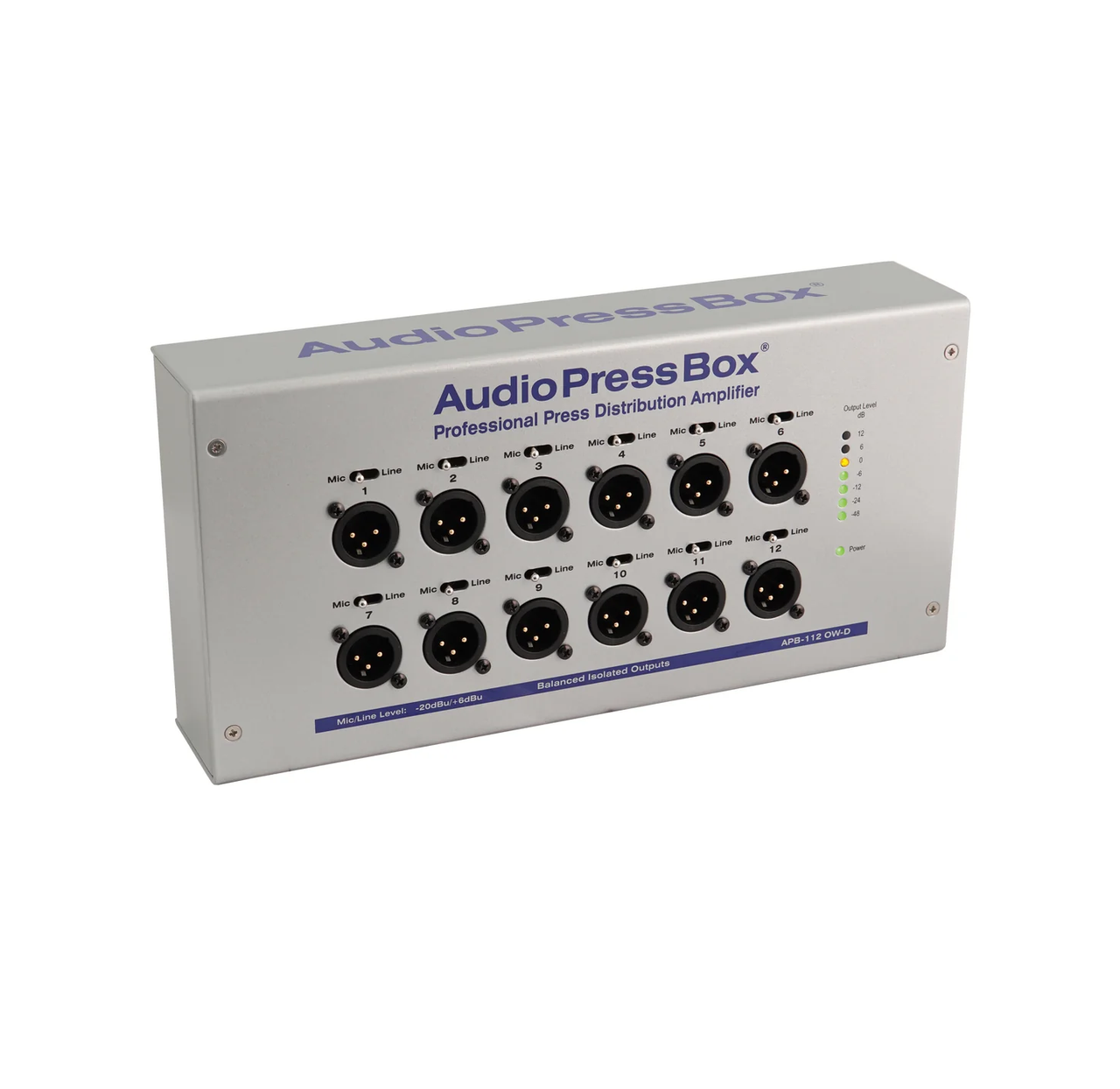 AudioPressBox APB-112 OW-D, Active On Wall Expander with Dante