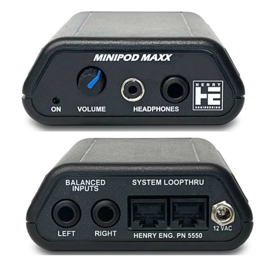 Henry Engineering MiniPod Maxx High Performance Stereo Headphone Amplifier