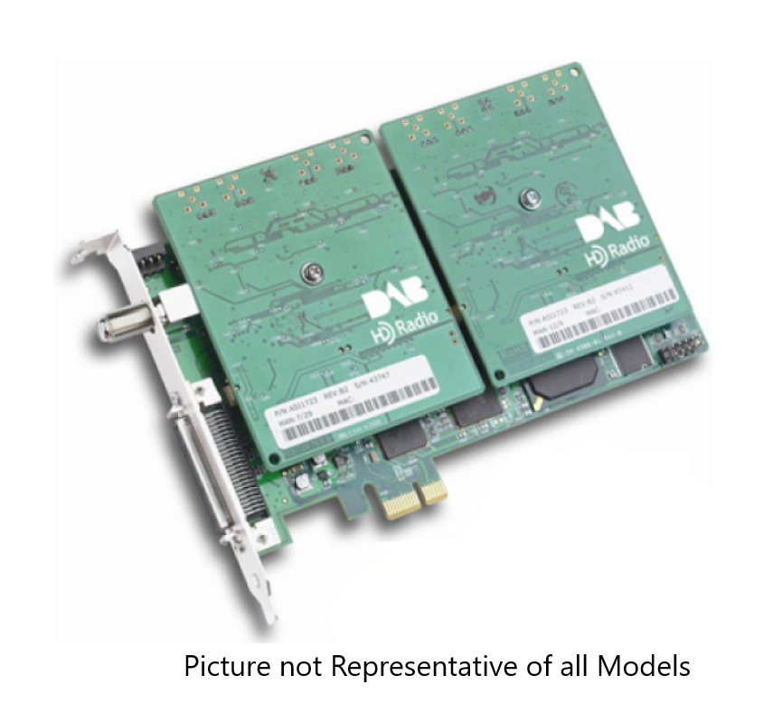AudioScience ASI 8821-5000 PCI Express Tuner Card, 4 Channels of FM-HD ...