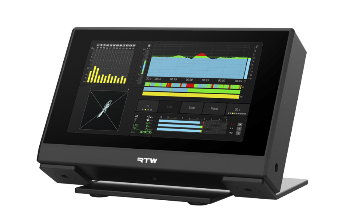 RTW TouchMonitor 5 Loudness Meter for Dante Networks