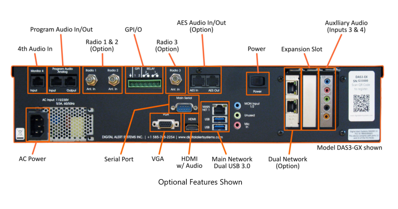 igital Alert Systems DASDEC-III, DAS3-CX EAS/CAP Encoder/Decoder, for ...