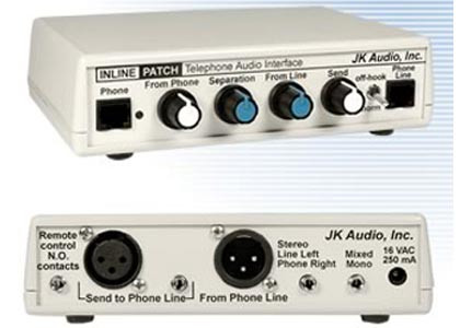 JK Audio Inline Patch Telephone Audio Interface - Broadcasters General ...