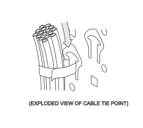 Middle Atlantic, LACE-13-OWP, OWP Vertical Lacing Strips, 4.75 Inch ...