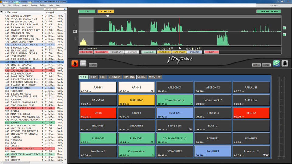 Voxpro System Version 7, Software & Control Surface